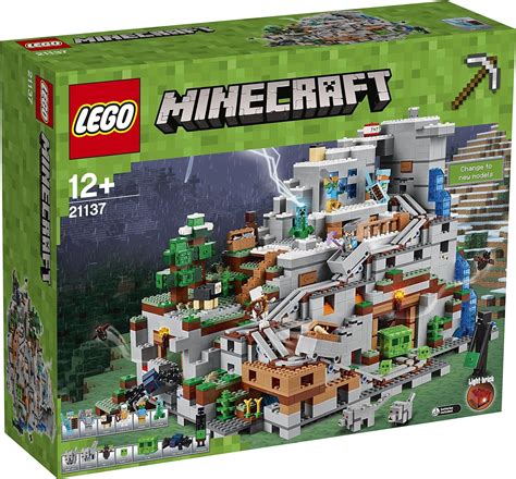 Lego Minecraft 21137 Die Berghöhle Konstruktionsspielzeug: Amazon.de ...
