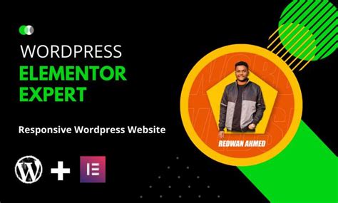 redwan wpexpert i will design wordpress elementor website as elementor… redwan ahmed