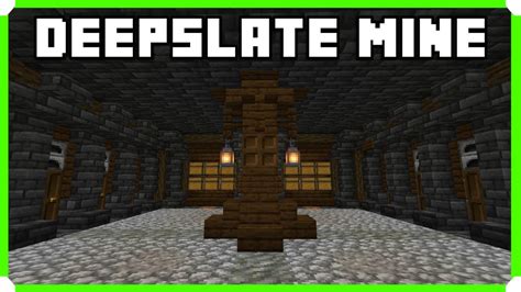 How To Build A Deepslate Mine Minecraft Bedrock Edition Deepslate