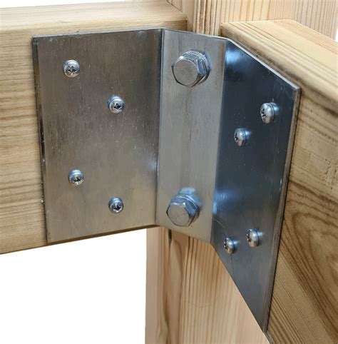 Fully Galvanised Decking Frame Corner Bracket With Screws