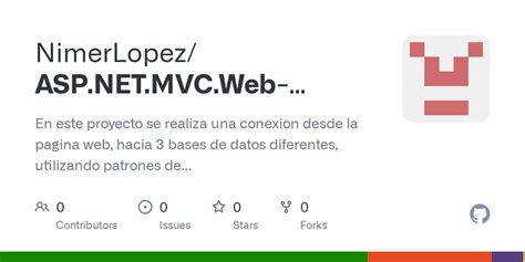 github nimerlopez asp mvc web patrones de diseno manejo de bd en