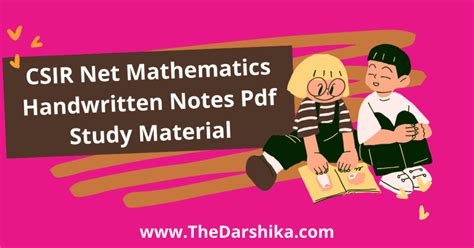CSIR Net Mathematics Handwritten Notes Pdf Study Material