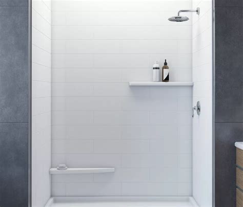 Ts Vs 6x24 Vision Shower Wall Panel System Mincey Marble