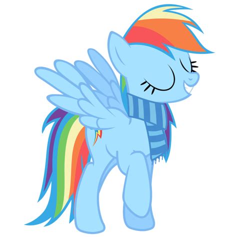 Rainbow Dash Vector Standing