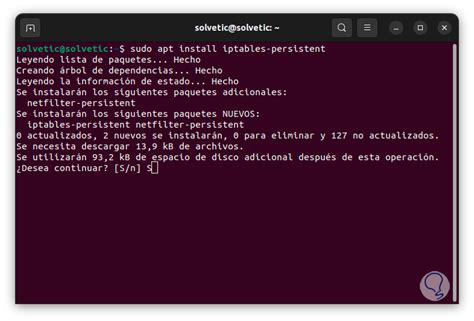 Bloquear Ip Linux Solvetic