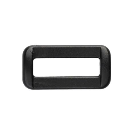 Acetal Rectangular Loop Black Jackstock Haberdashery
