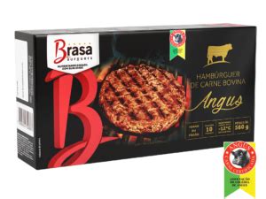 Hambúrguer Gourmet Angus 56g 10 Unidades Brasa