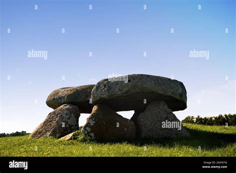 Large Stone Grave Passage Grave From The Neolithic Period On The