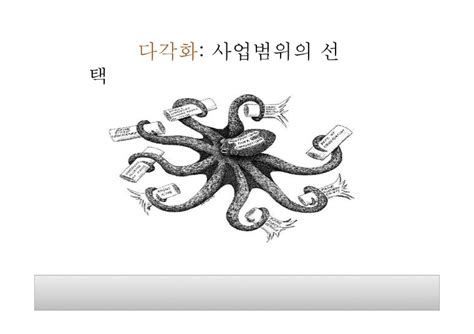 전략경영 다각화 사업범위의 선택 경제경영