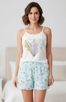 Pijama Alcinhas 100 Algodão M Ao Xgg Malwee Pijama Feminino