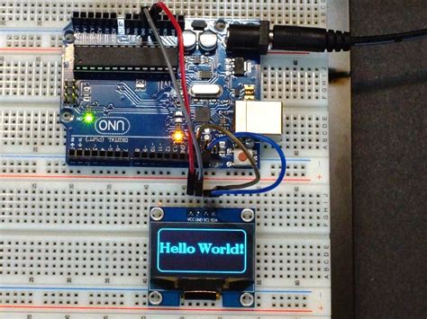 OLED X I C Blue Display ProtoSupplies
