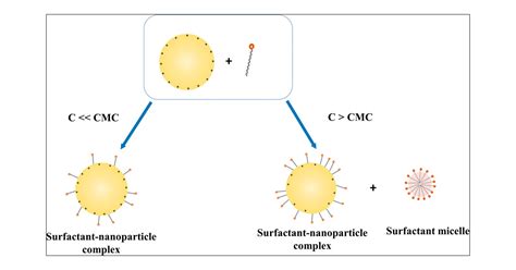 Association In Like Charged Surfactantnanoparticle Systems