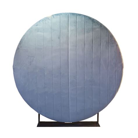 Round Velvet Backdrop Cover White Black Blue Or Pink