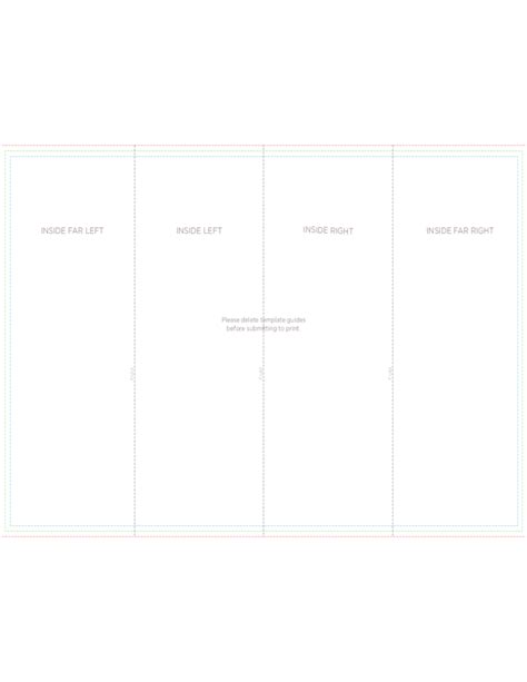 4 Panel Brochure Template