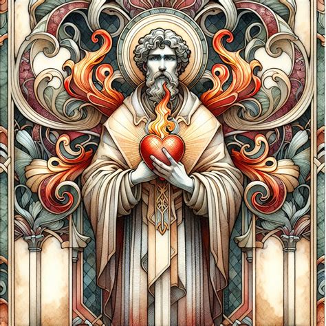Saint Augustine Of H Bible Art