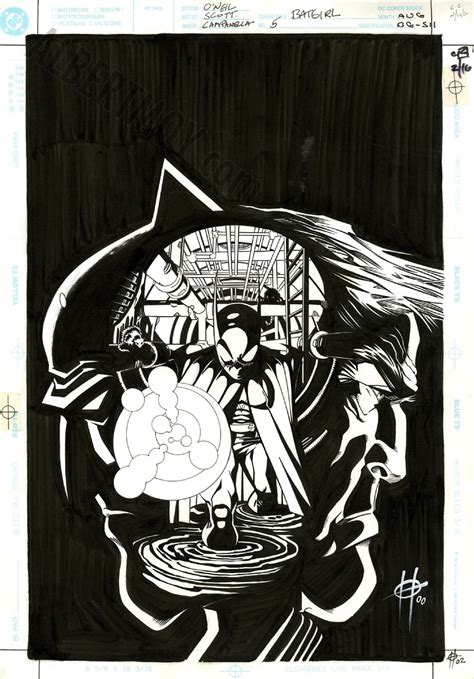 Albert Moy Original Comic Art Batgirl By Damion Scott