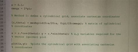 Solved How Do I Express My Plot As A Velocity Field Using Chegg Com