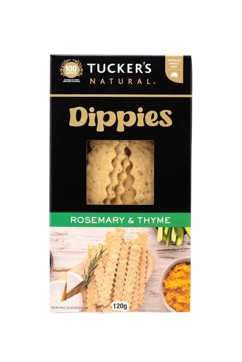 Dippies Rosemary And Thyme 5 X 100g Tuckers Natural Better Naturally