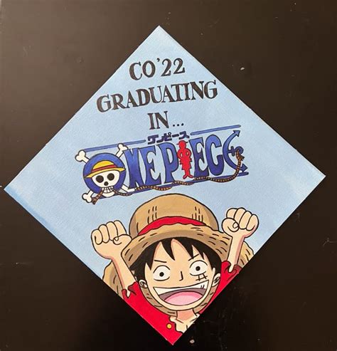 One Piece Graduation Cap In 2025 Graduation Cap Decoration Diy