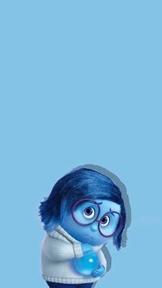 Aesthetic Wallpapers Disney Inside Out Ennui Dark And Light Blue For