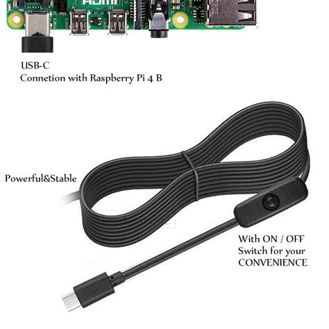 Raspberry Pi 4 Model B Power Supply Usb Type C 5v Vicedeal