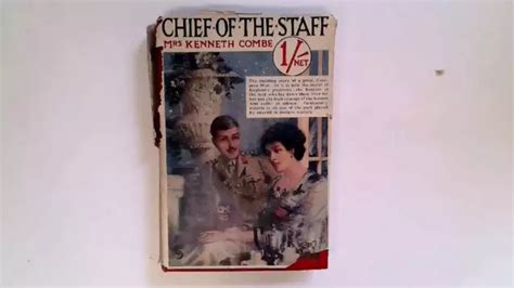 Chief Of The Staff Mrs Kenneth Combe 1916 William Blackwood And Sons