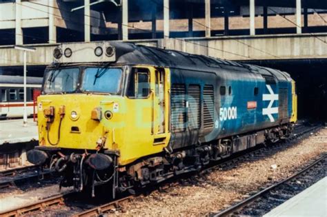 Uk Diesel Train Railway Photograph Of Class 50 50001 Rm50 02 £170