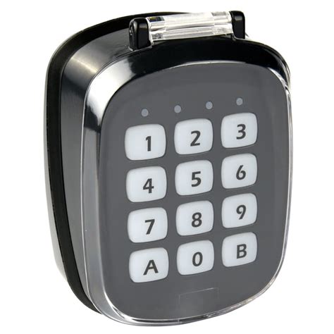 wireless entry keypad black 433 92mhz in2 access and control ltd