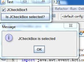 Java Getting Checkbox Values On Clicking The Button In Swings Stack Overflow