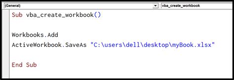 VBA Create New Workbook (Excel File)