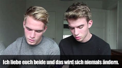 Zwillinge Outen Sich Vor Laufender Kamera Youtube