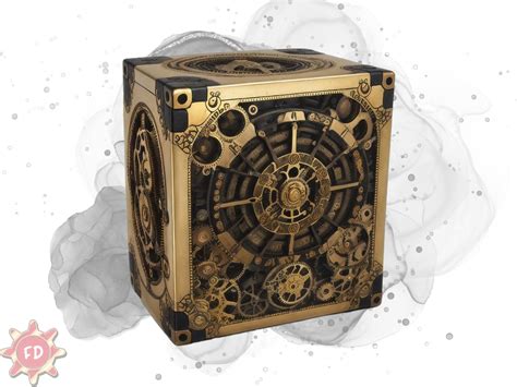 Steampunk Cube Collection Soul Keeper Cubes Junk Journal Steampunk