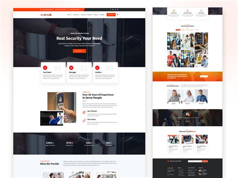 cyber security wordpress theme by hossen babu orfe hira on dribbble