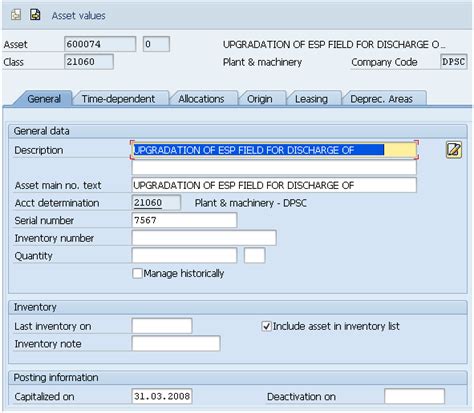 Asset Depreciation Sap Community