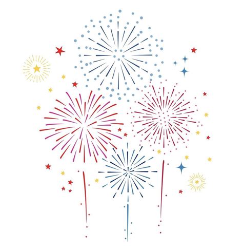 Firework Drawing Ideas