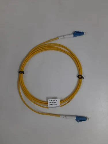 RVSR Yellow OFC Patch Cord LC PC To LC PC Single Mode Duplex At Piece In Noida
