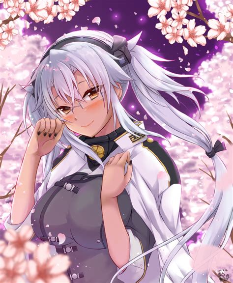 Safebooru 0yukiya0 1girl Black Gloves Black Nails Blush Breasts