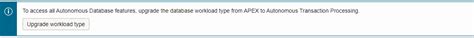 download wallet on autonomous database work type apex oracle forums