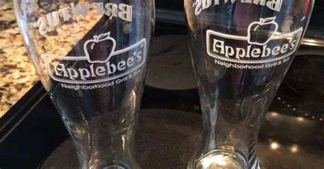 Two Tall Applebees Brewtus Beer Glasses For 5 In Hudson Oh For