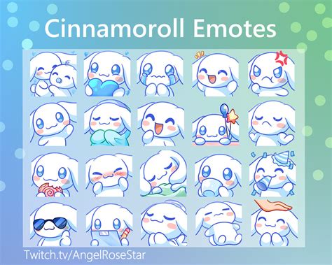 Cinnamoroll Emotes Are Now On Sale By Angelrosestar On Deviantart