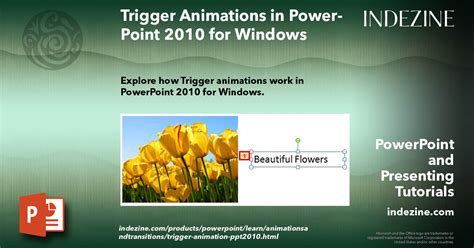 Trigger Animations In Powerpoint 2010 For Windows