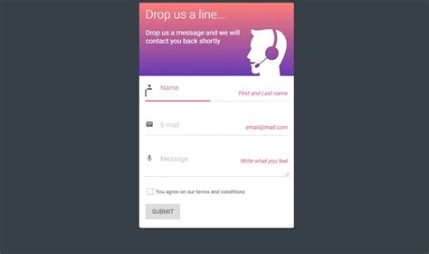 Bootstrap Contact Form Examples Code Snippet Onaircode