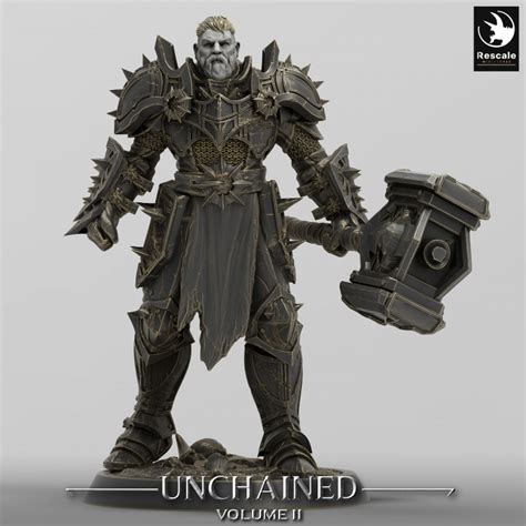 3d Printable Pack Unchained Infantry And Commander By Rescale Miniatures