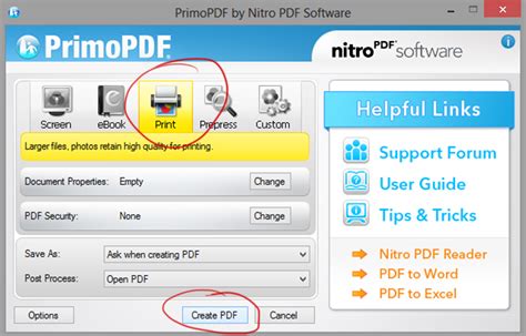 How To Save A PDF File One Page At A Time Using Reader And PrimoPDF