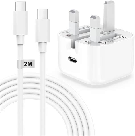 20W IPad Pro Charger Plug And Cable 2M USB C Charger Plug With USB C To C Cable For IPad Pro 12