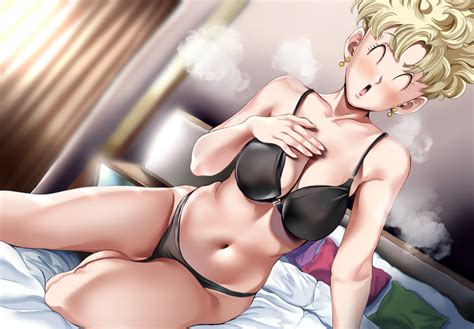 Rule 34 Bed Bikini Bimbo Blonde Hair Dragon Ball Gilf Grandmother