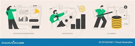 Data Analytics Abstract Concept Vector Illustrations Stock