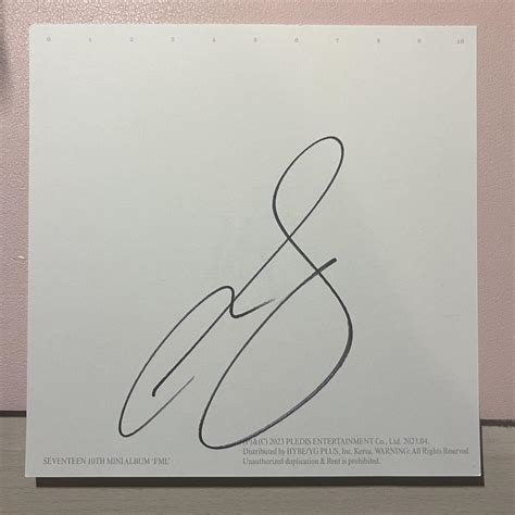 Seventeen Minghao Signed Fml Album Kpop Minghao Depop