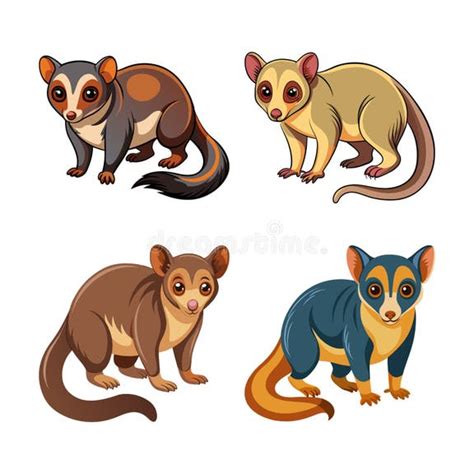 Realistic Cuscus Color Illustration Stock Vector Illustration Of