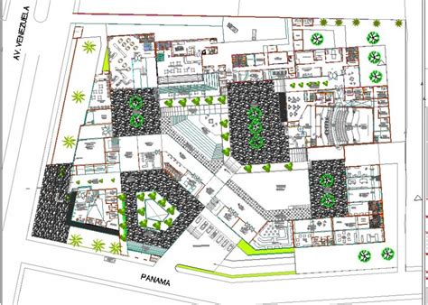 Single Story Building Structure Plan Detail D View CAD Block Layout Autocad File